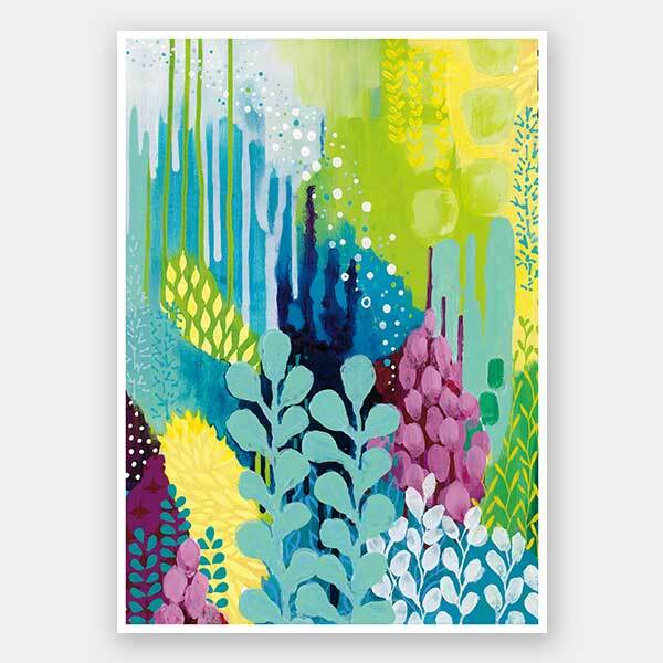 Octopus' Garden II - Buy Floral & Botanical Themed Unframed Art by ...